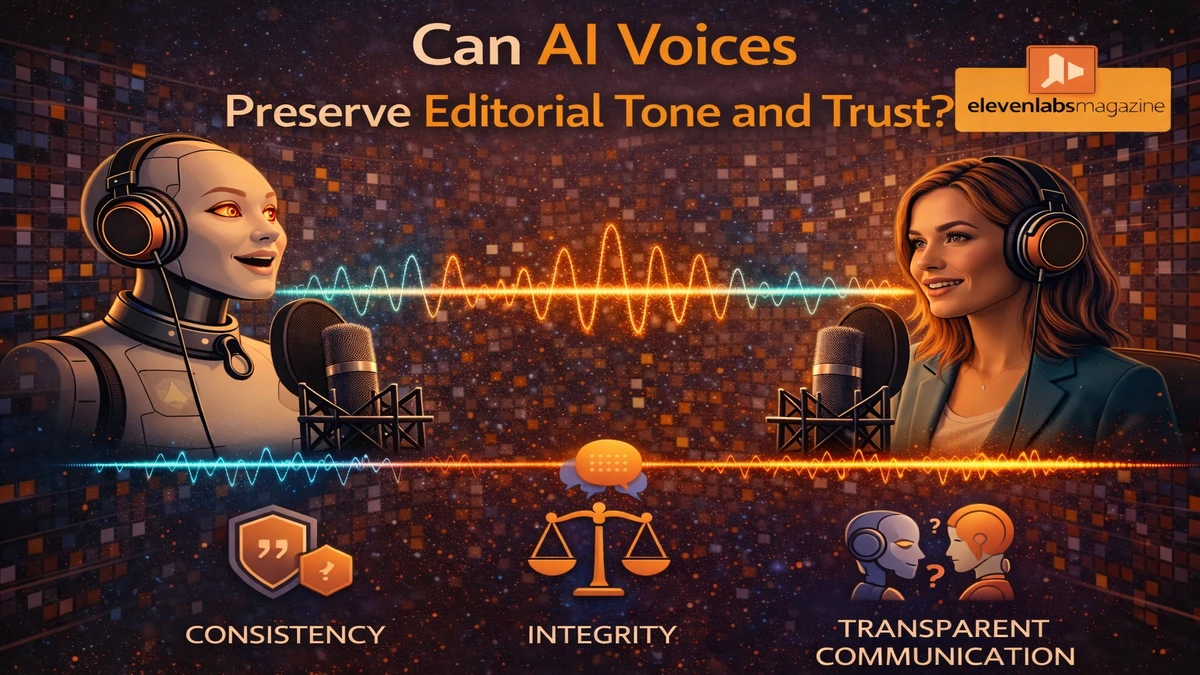 Can AI Voices Preserve Editorial Tone and Trust? - ElevenlabsMagazine