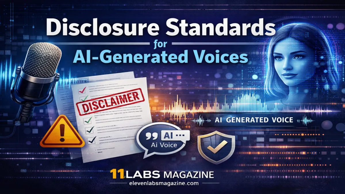 Disclosure Standards for AI-Generated Voices - ElevenlabsMagazine
