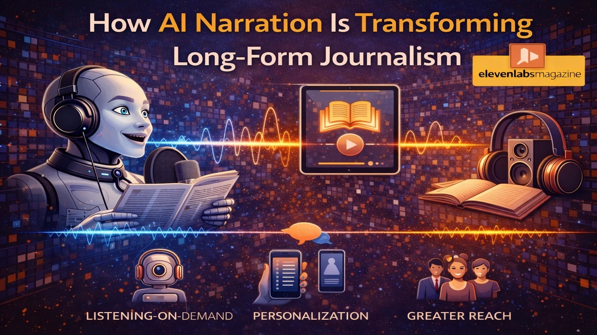 How AI Narration Is Transforming Long-Form Journalism - ElevenlabsMagazine