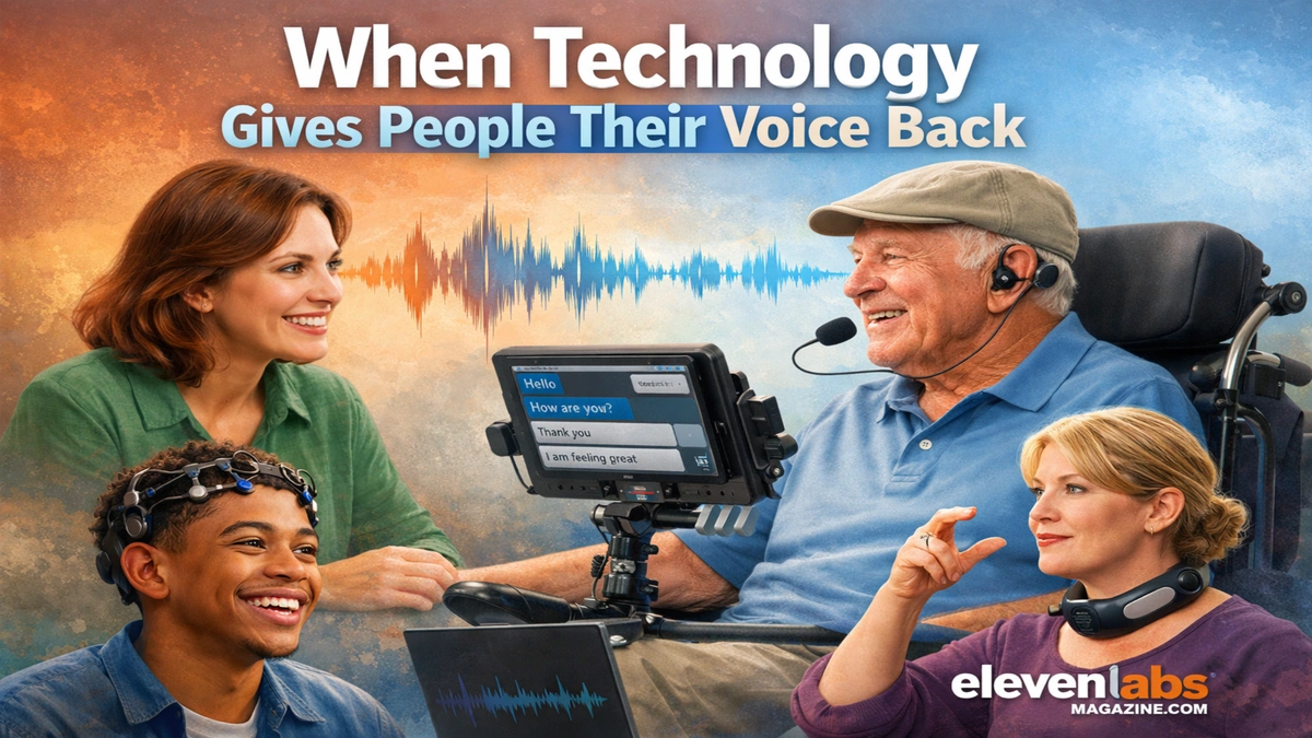 When Technology Gives People Their Voice Back - ElevenlabsMagazine