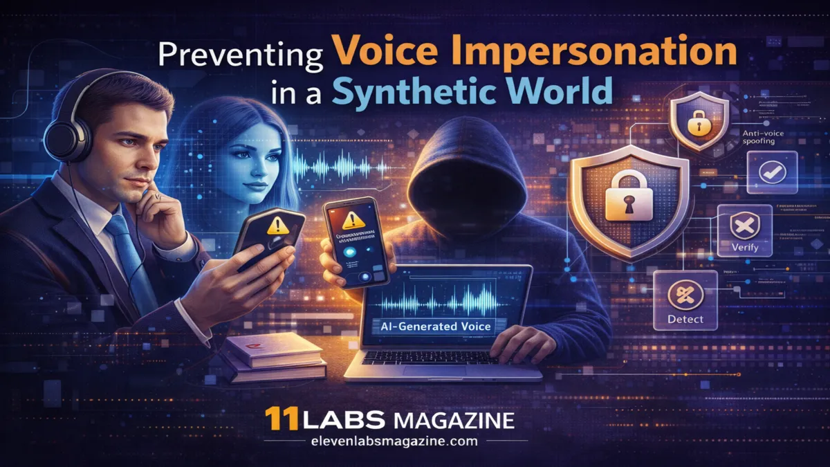 Preventing Voice Impersonation in a Synthetic World - ElevenlabsMagazine