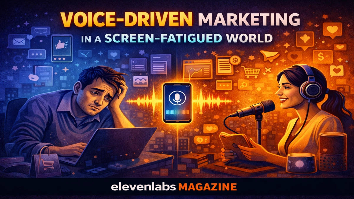 Voice-Driven Marketing in a Screen-Fatigued World - ElevenlabsMagazine