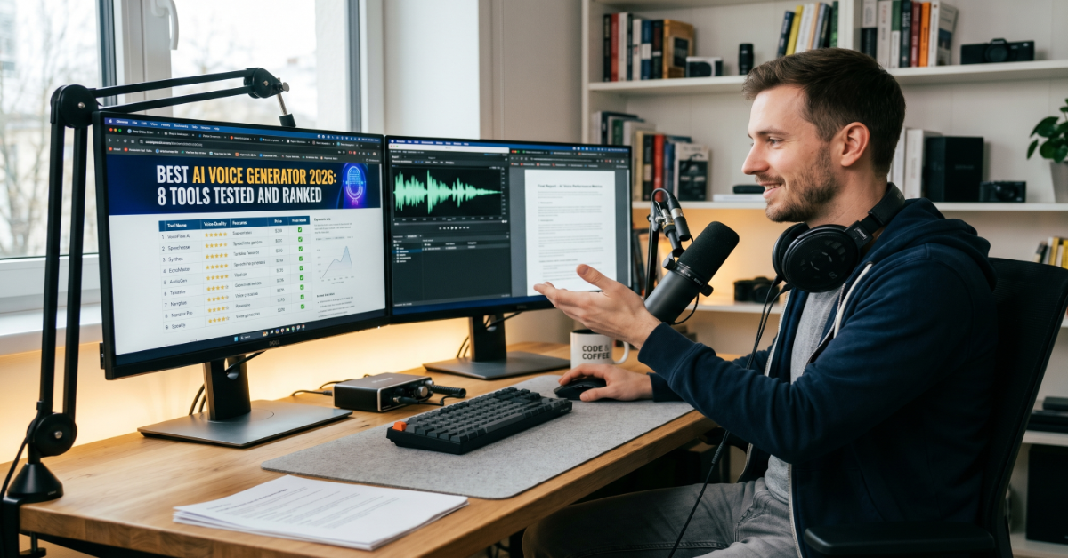 Best AI Voice Generator 2026: 8 Tools Tested & Ranked for Creators