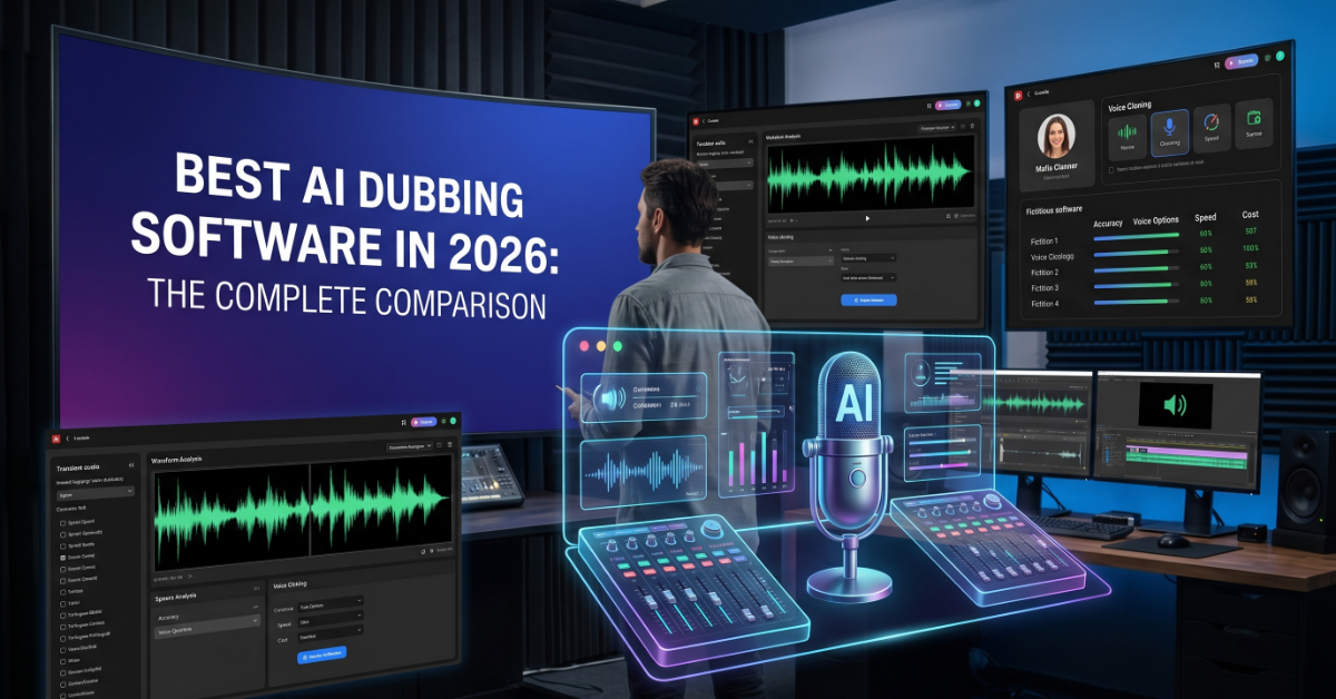 Best AI Dubbing Software in 2026: The Complete Comparison