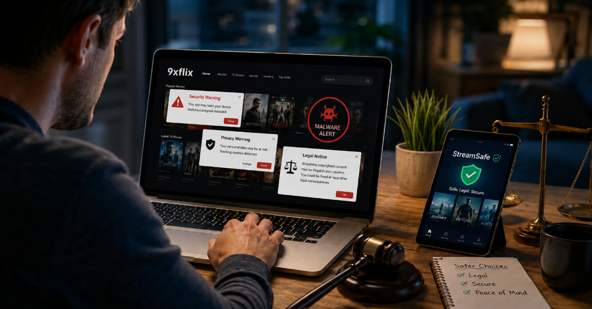 9xflix: Risks, Legal Issues and Safer Alternatives